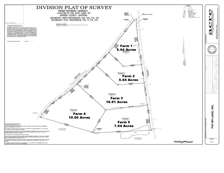Greene County Land For Sale Bramlett Farms